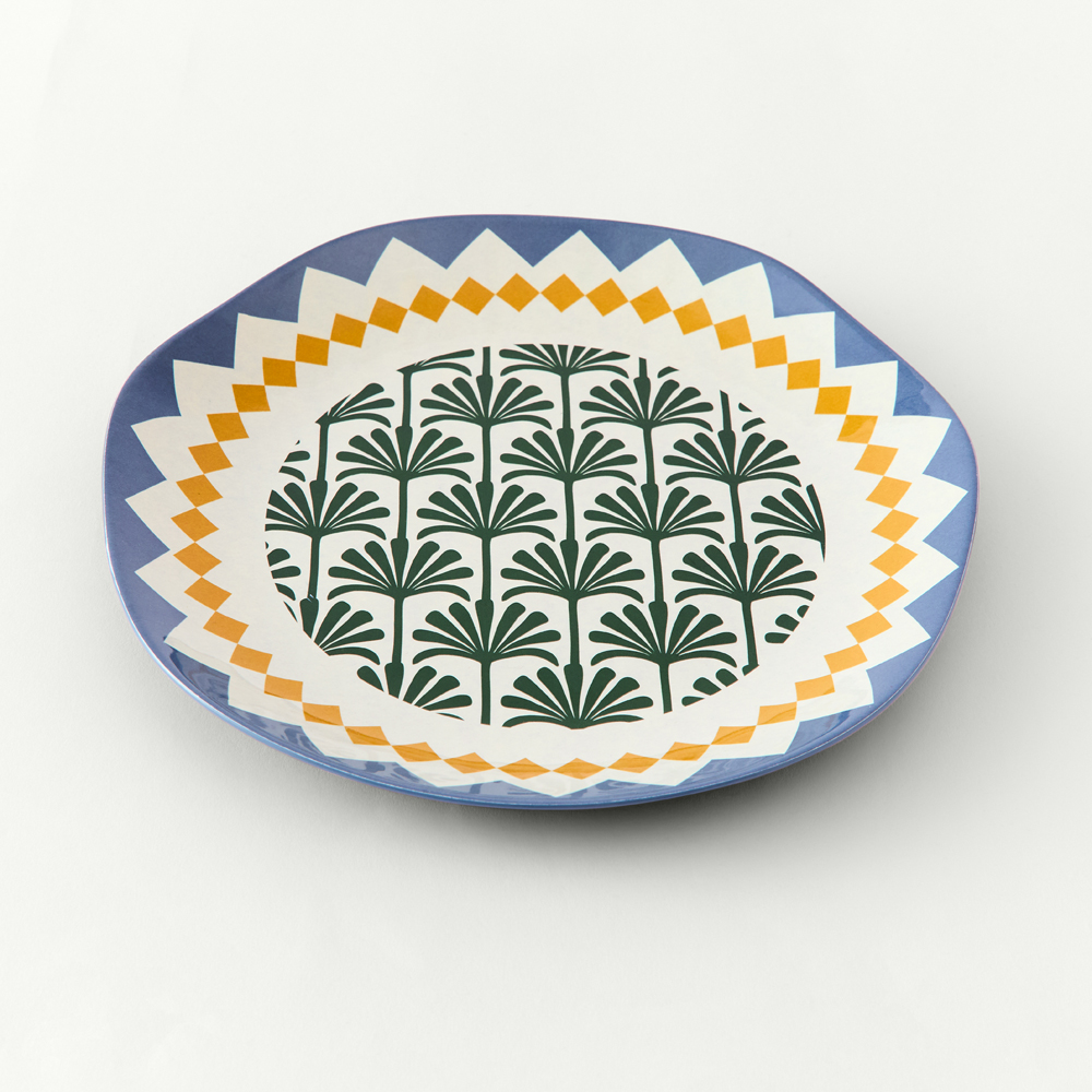 Natures Resort Palm Plate Pack of 4 | Adairs