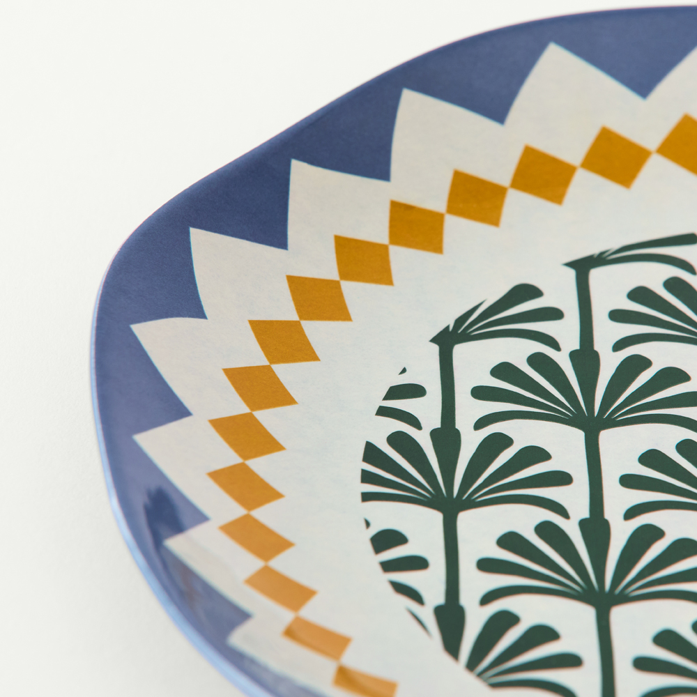 Natures Resort Palm Plate Pack of 4 | Adairs