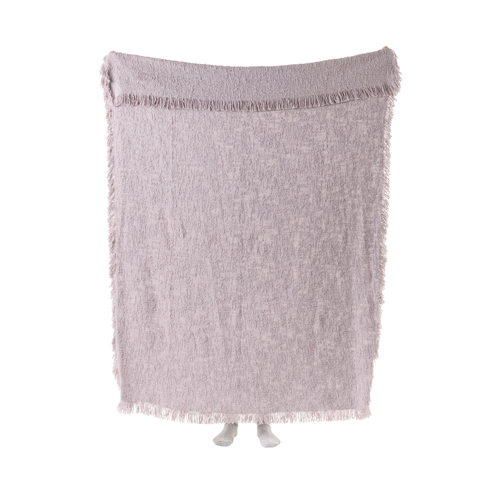 Not Set - Leiden Violet Ice Boucle Throw | Adairs
