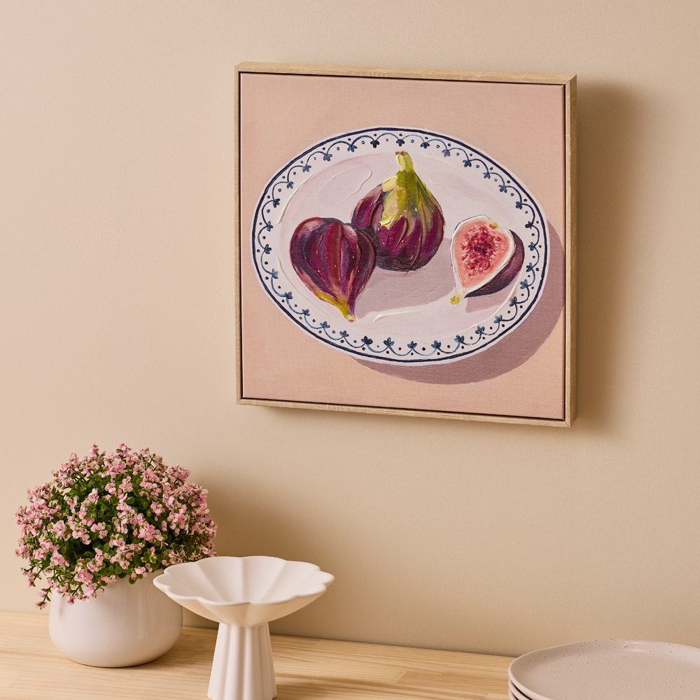 Fruit Bowl Fig Canvas | Adairs