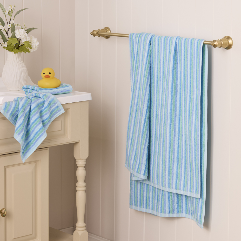 Sunderland Blue Multi Stripe Towel Range | Adairs