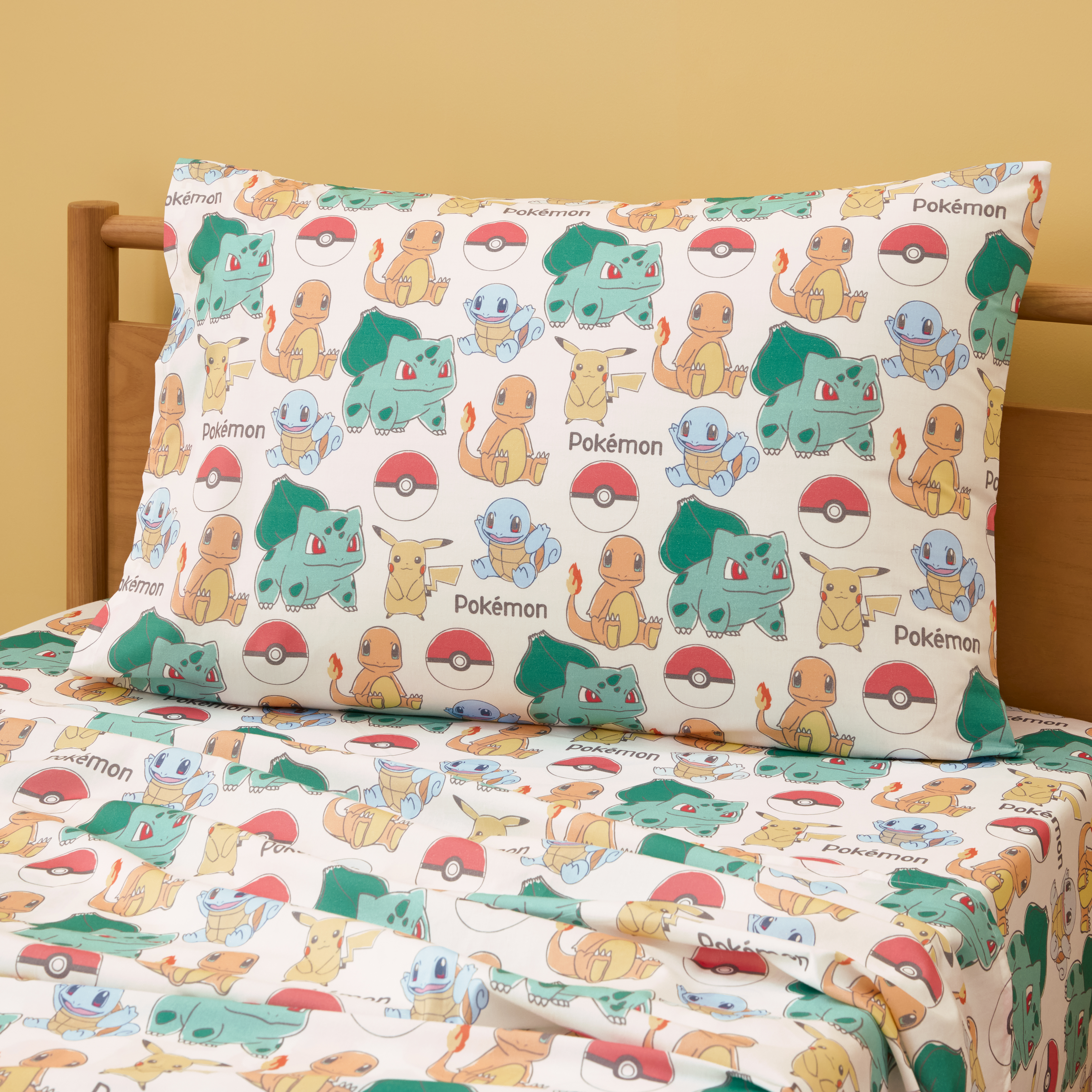 Adairs Kids - Pokémon White Sheet Set | Adairs