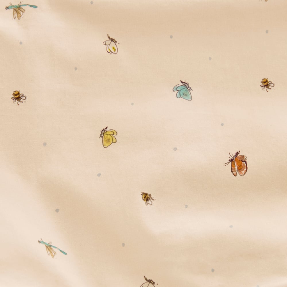 Adairs Kids - Peter Rabbit Natural Quilted Cot Quilt Cover Set | Adairs