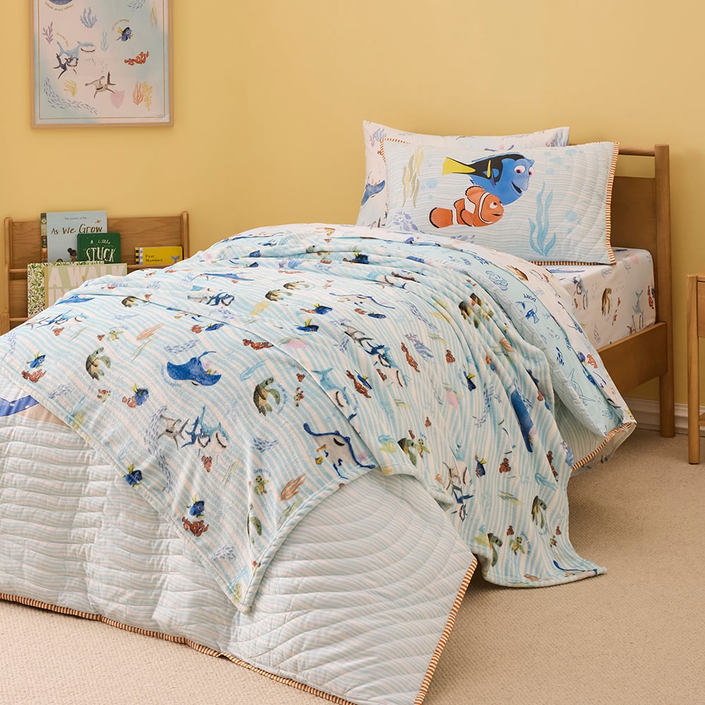 Adairs Kids - Disney Pixar Finding Nemo Just Keep Swimming Ultra Soft ...