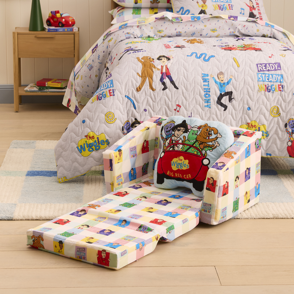 Adairs Kids - The Wiggles Ready Steady Wiggle Flip Out Sofa | Adairs