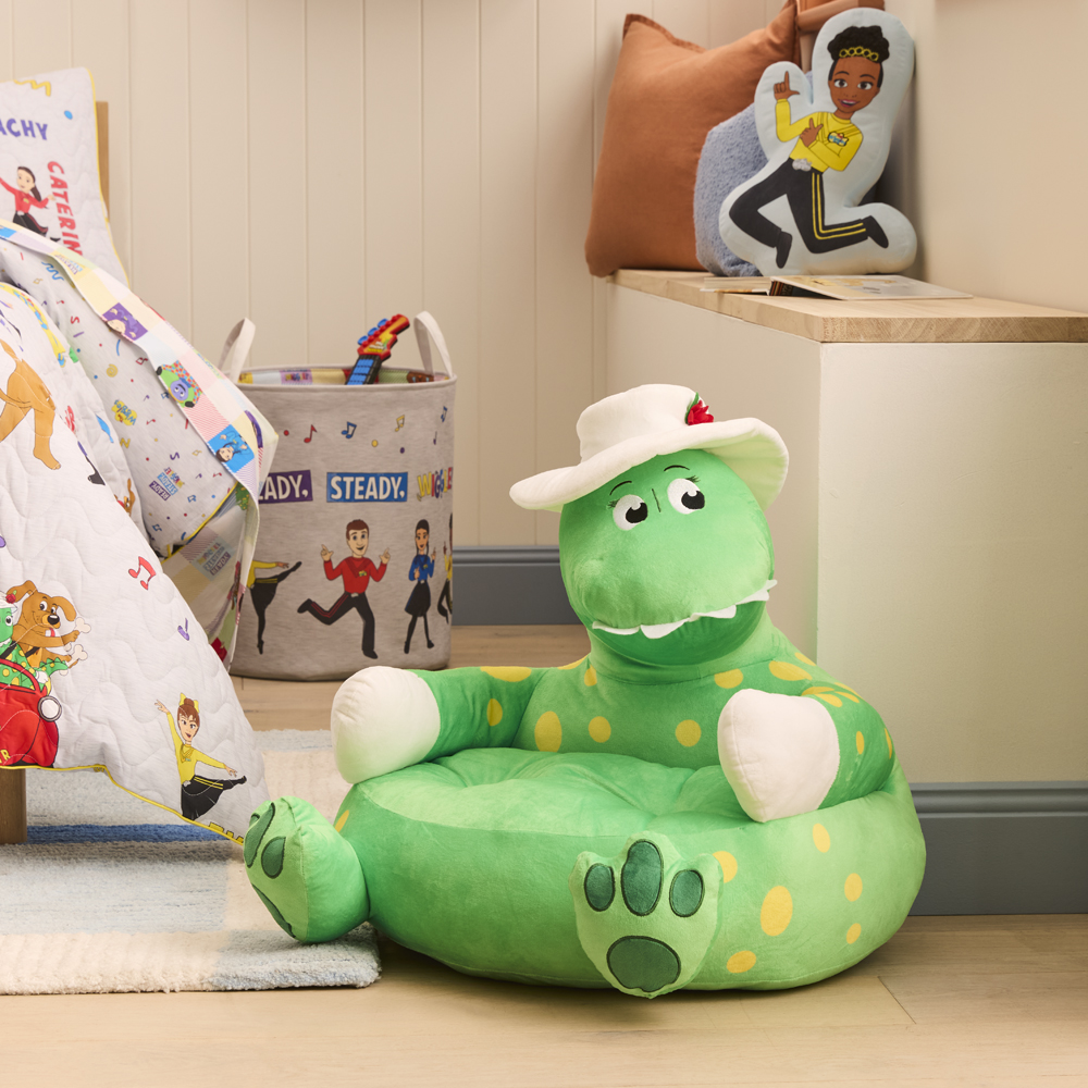 Adairs Kids - The Wiggles Dorothy The Dinosaur Green Cuddle Chair | Adairs