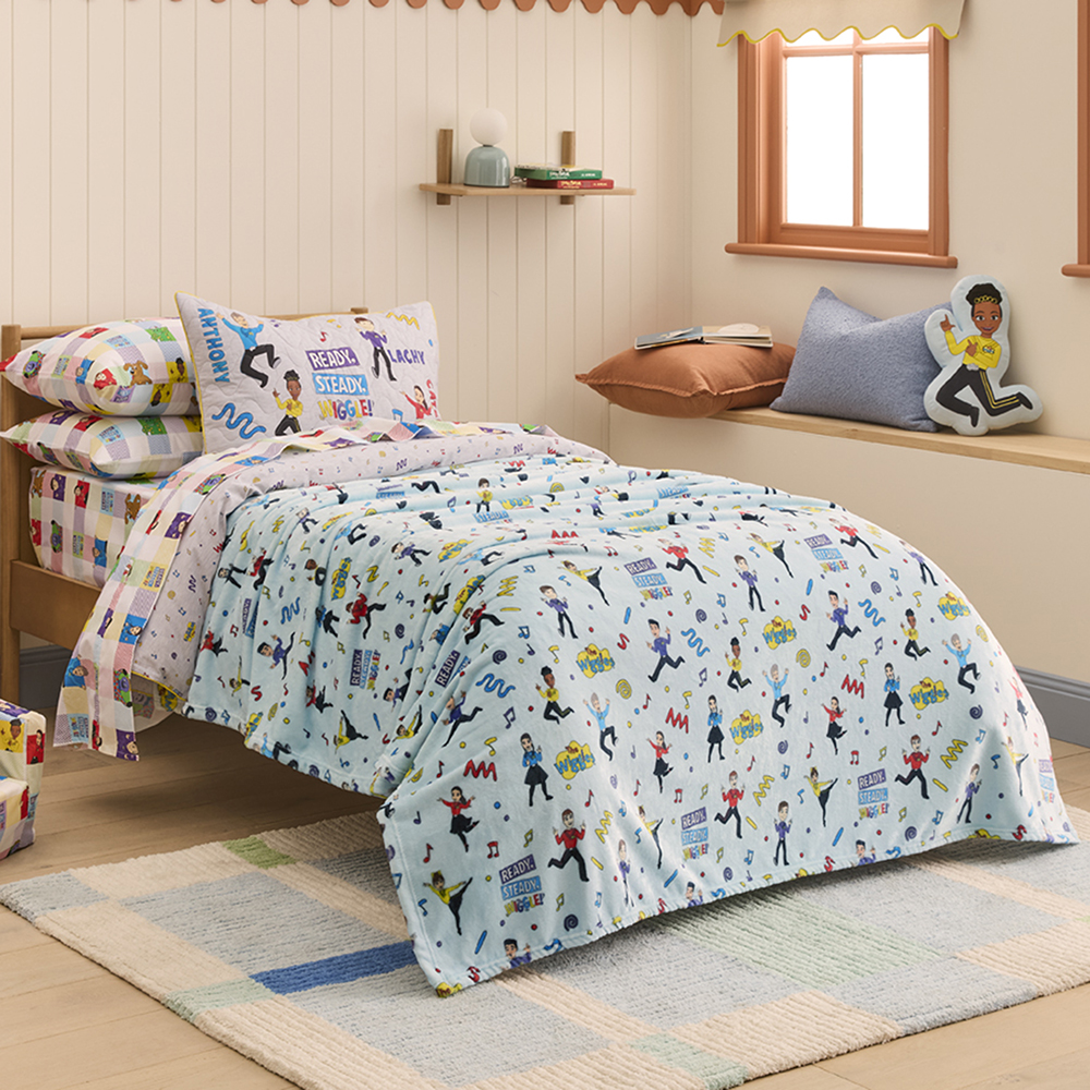 Adairs Kids - The Wiggles Ultra Soft Blanket | Adairs