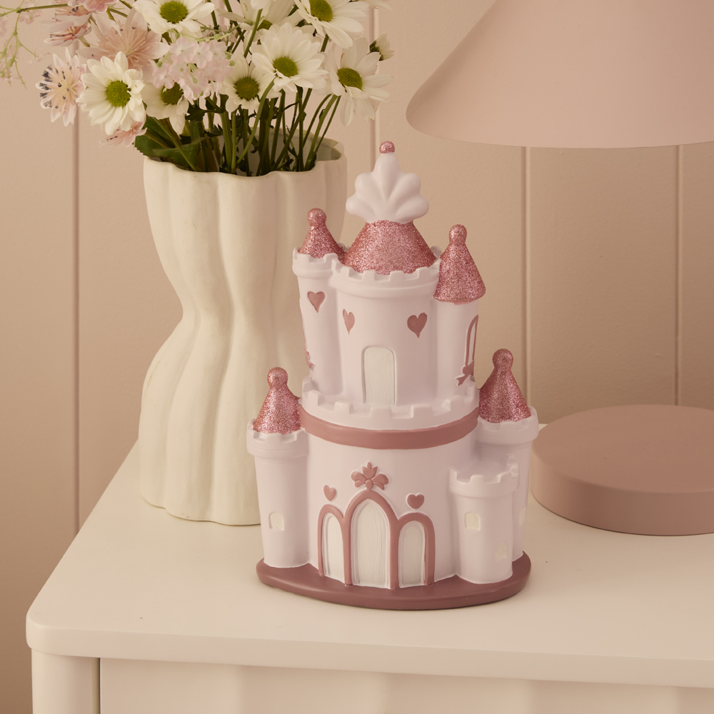 Adairs Kids - Princess Castle Pink Money Box | Adairs
