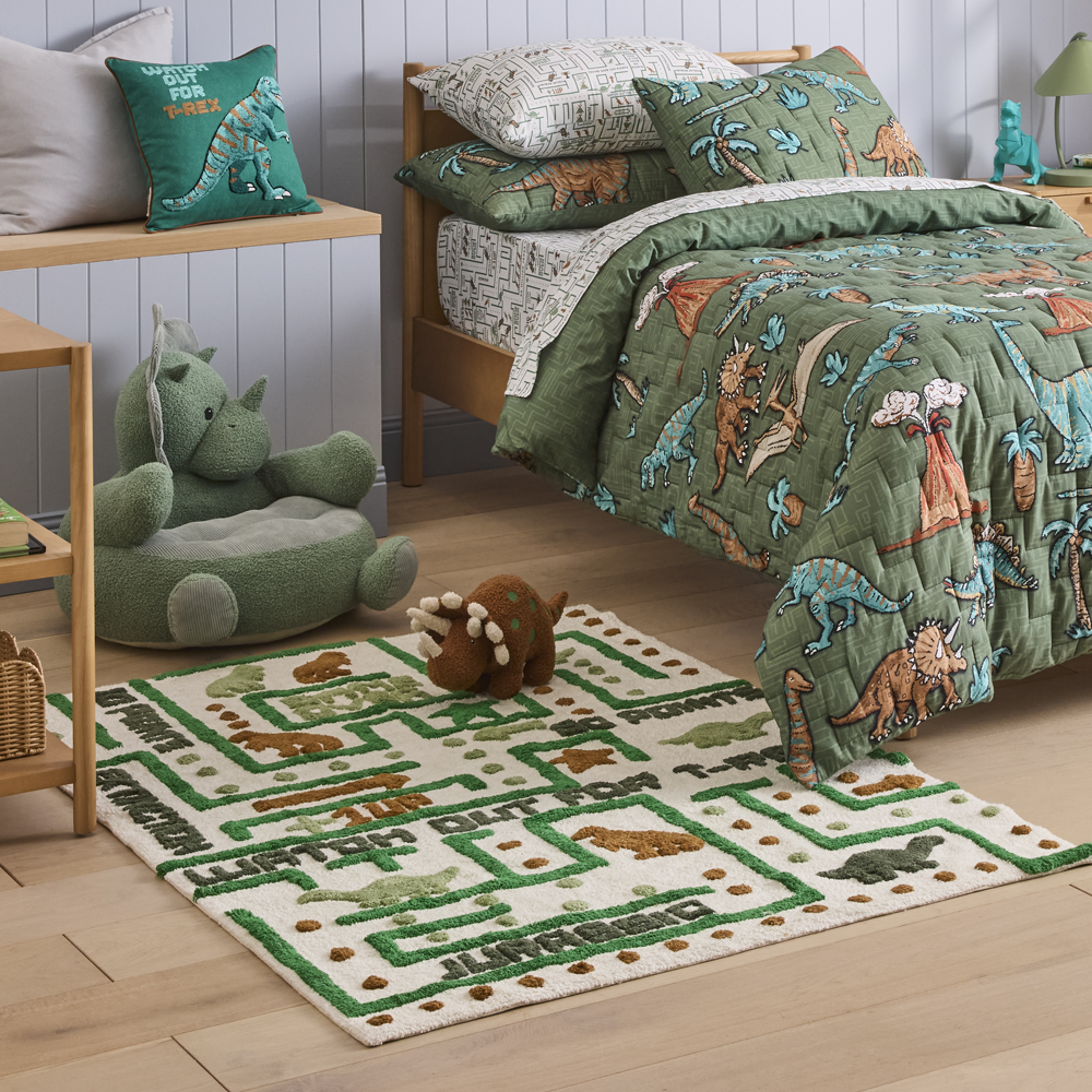 Adairs Kids - Dino Gaming Rug | Adairs