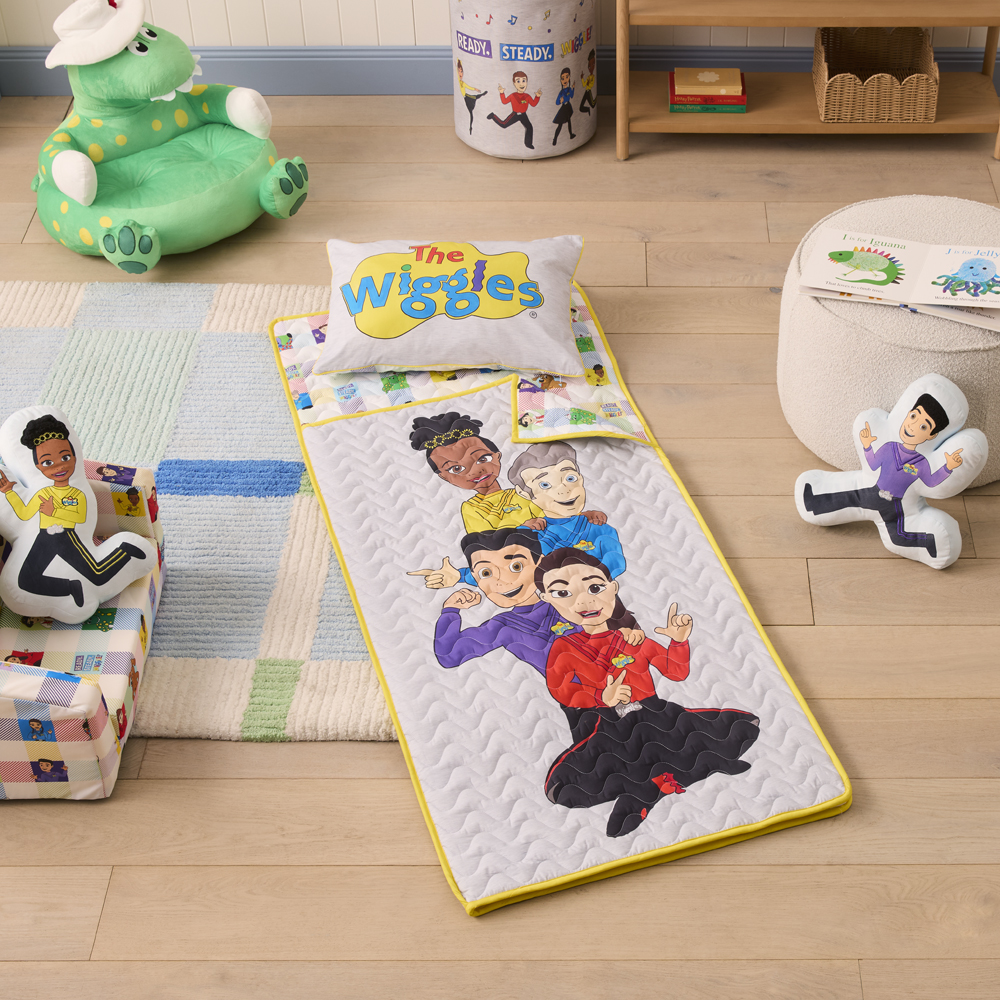 Adairs Kids - The Wiggles Grey Marle Sleeping Bag | Adairs