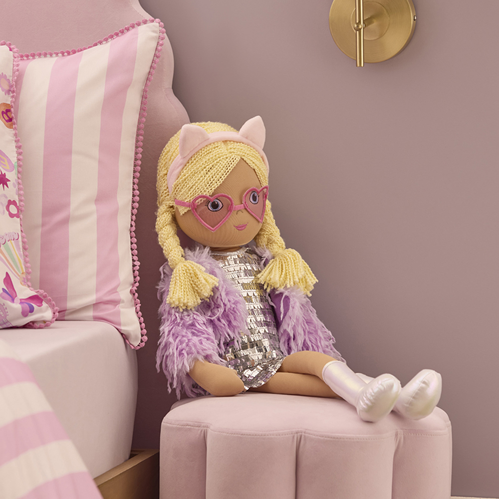 Adairs Kids - Super Star Silver Snuggle Friend | Adairs