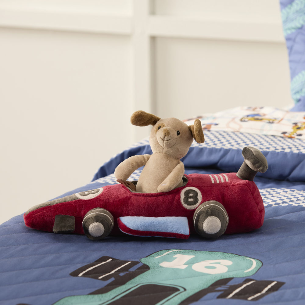 Adairs Kids - Race Car Pup Keepsake Toy | Adairs