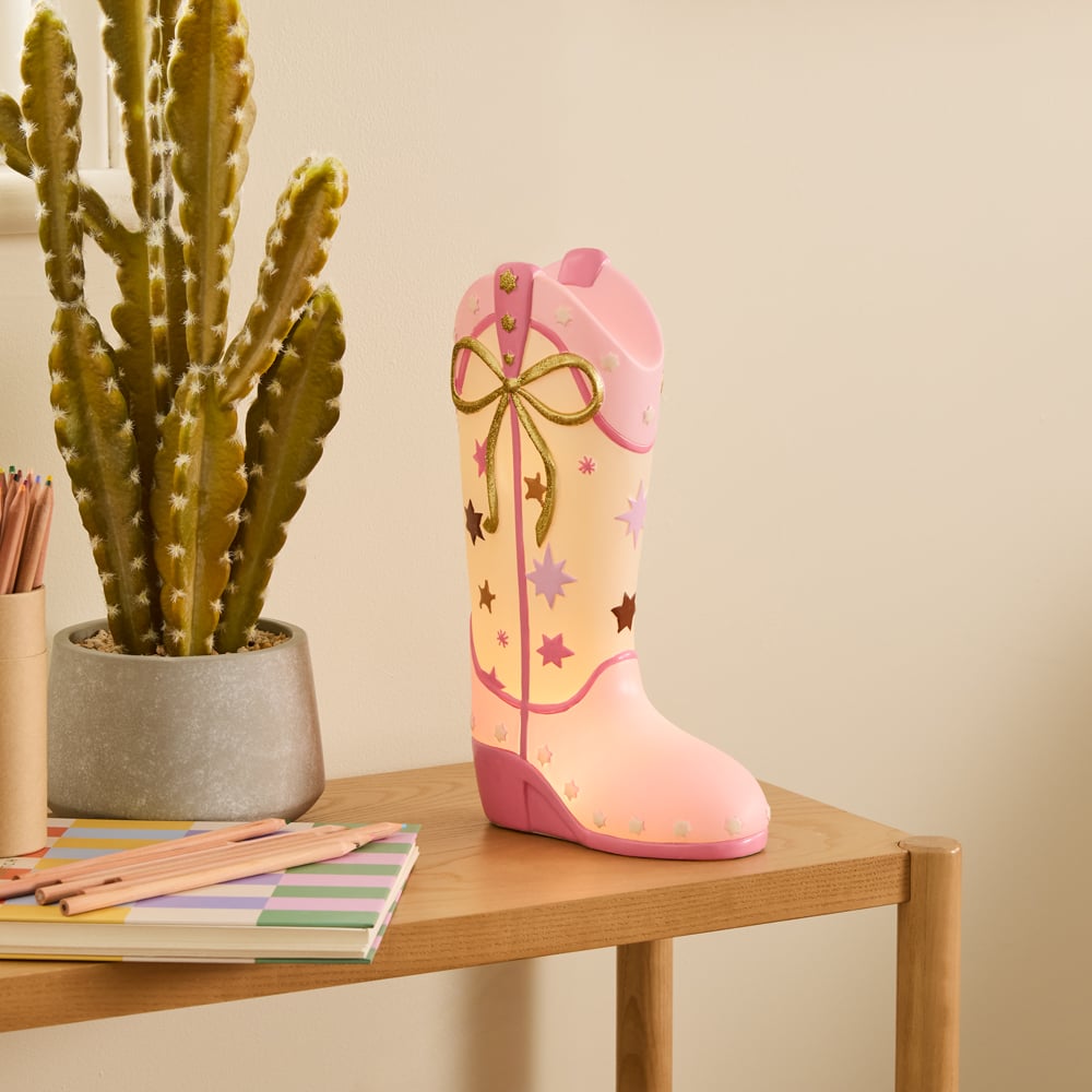 Cowgirl Boot USB Night Light | Adairs