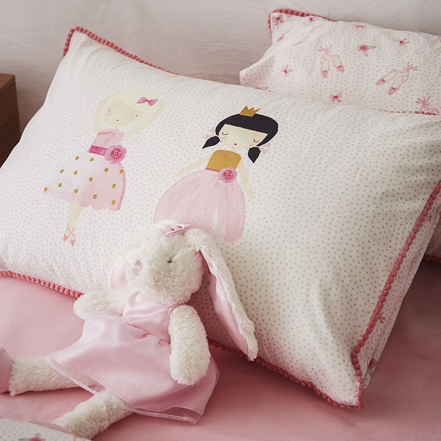 Adairs Kids - Ballet Girls Quilt Cover Set | Adairs