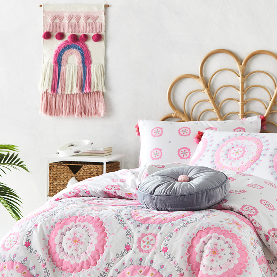 Mimi Quilted Multi Quilt Cover Set | Adairs