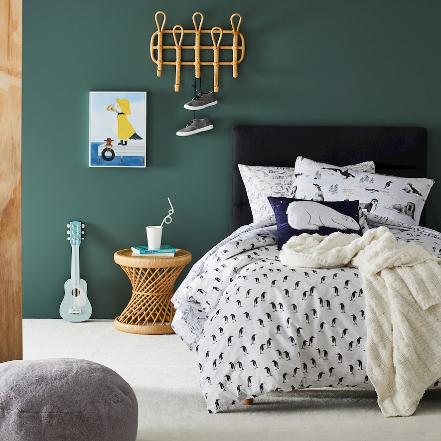 Snow Friends Ice Quilt Cover Set | Adairs