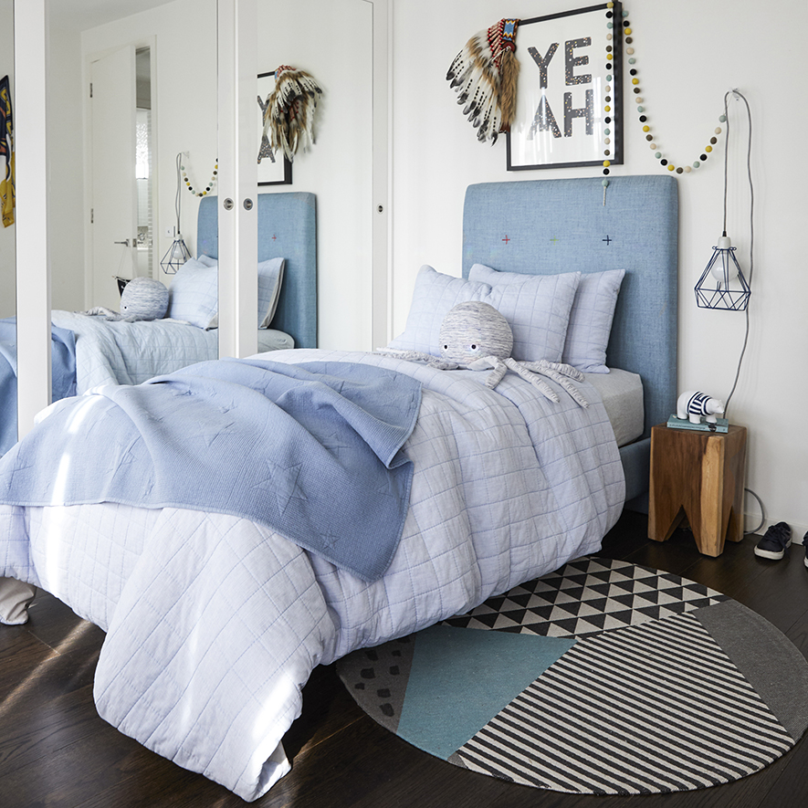 Levi Quilted Quilt Cover Set | Adairs