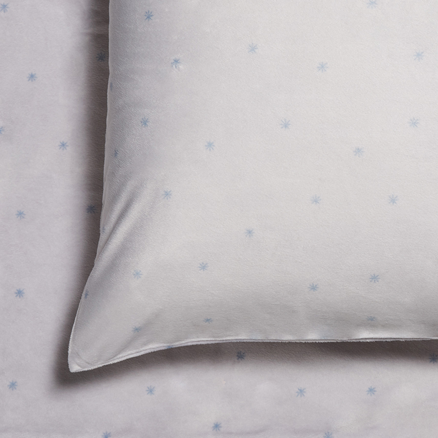 Super Soft Velour Penguin Sheets in Grey | Adairs
