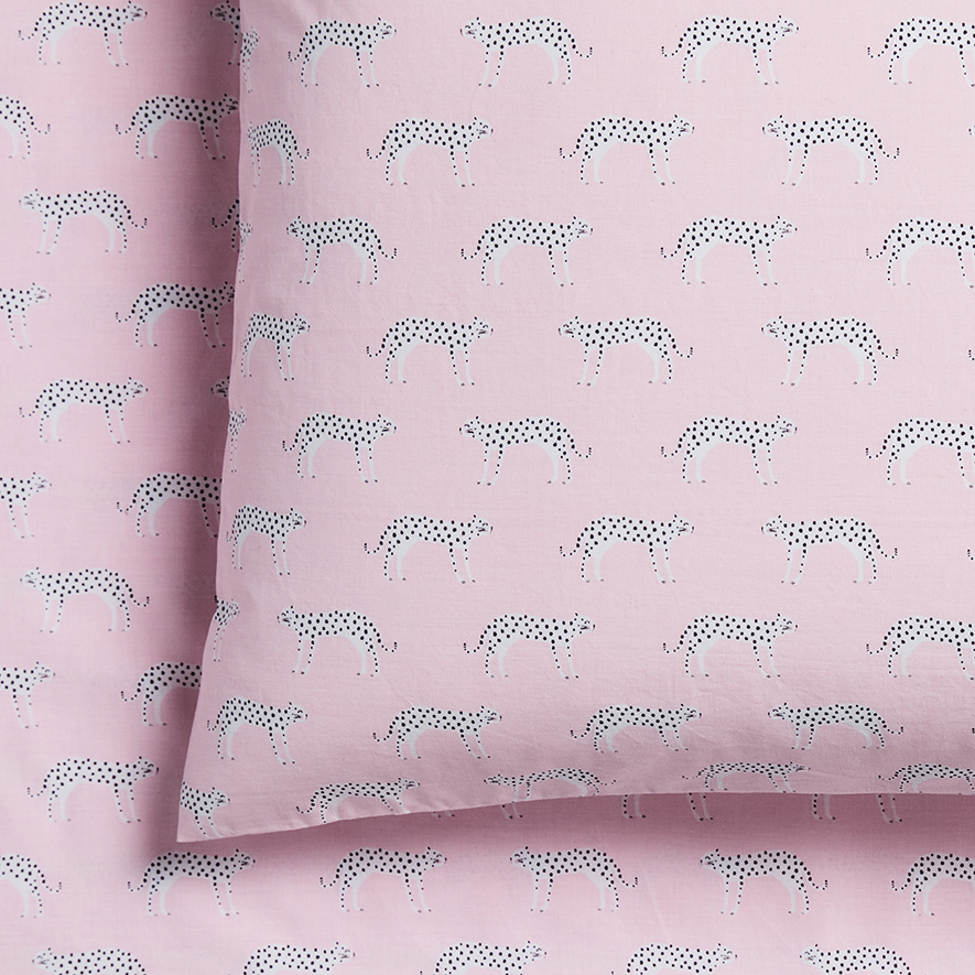 Safari Cheetah Pink Combo Sheet Set | Adairs
