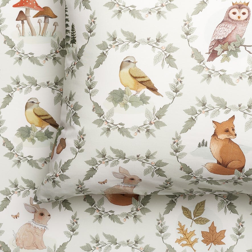 Fleur Harris Storytime Organic Cotton Fitted Sheet Set | Adairs