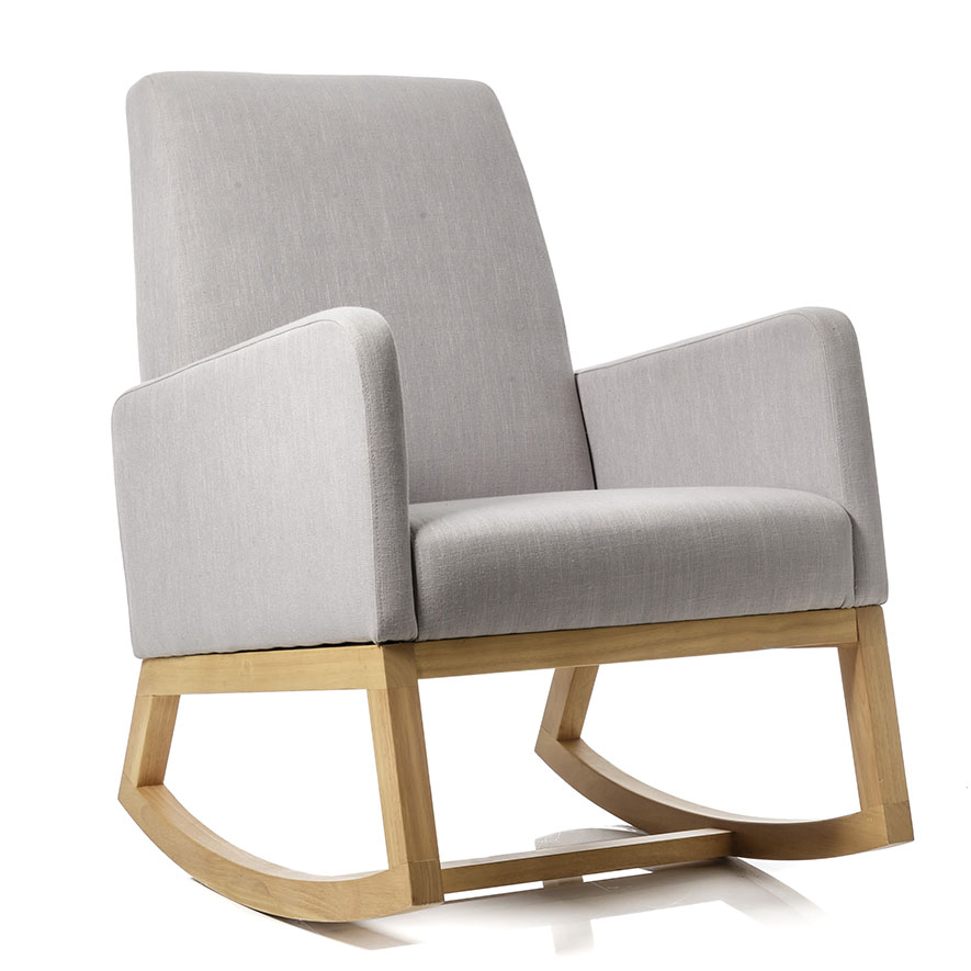 Carter Furniture Range Silver Rocking Chair | Adairs