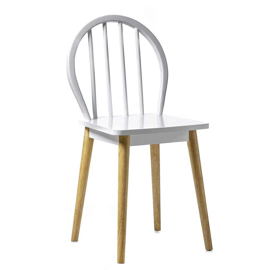Billie White Round Chair | Adairs