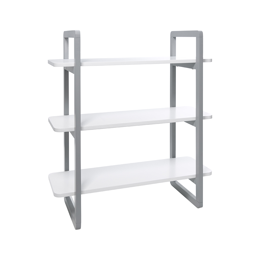 Stand Bookshelf Grey & White | Adairs