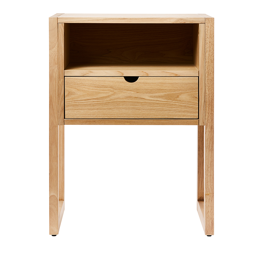 Max Furniture Collection Natural Bedside Table | Adairs