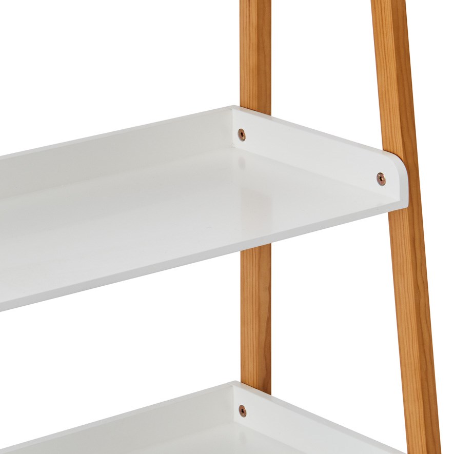 Brooks Bookshelf Natural 4 Tier | Adairs