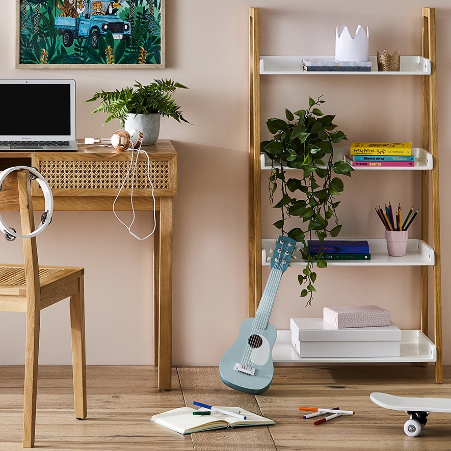 Brooks Bookshelf Natural 4 Tier | Adairs