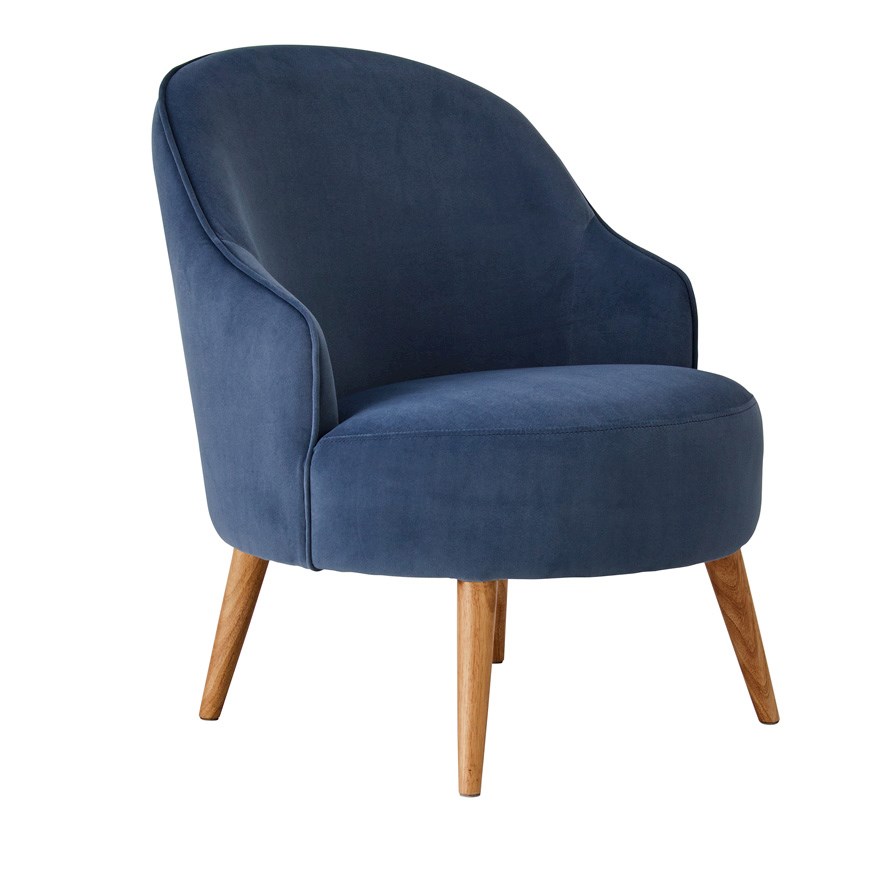 Emerson Furniture Collection Blue Ottoman | Adairs