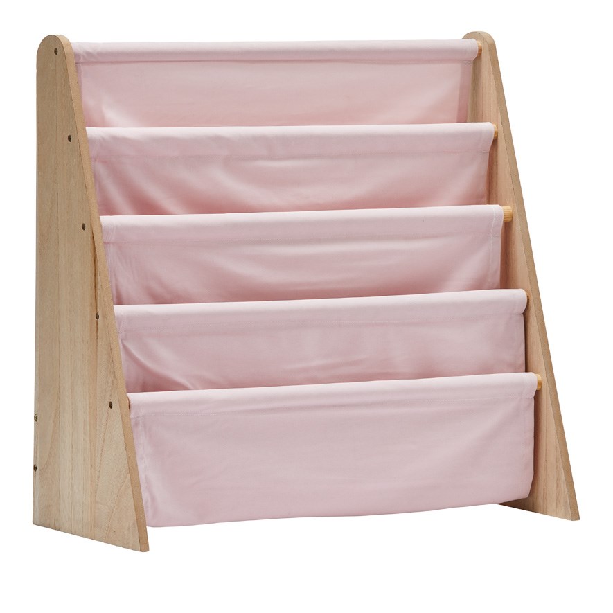 Haven Velvet Pink 4 Tier Bookshelf | Adairs