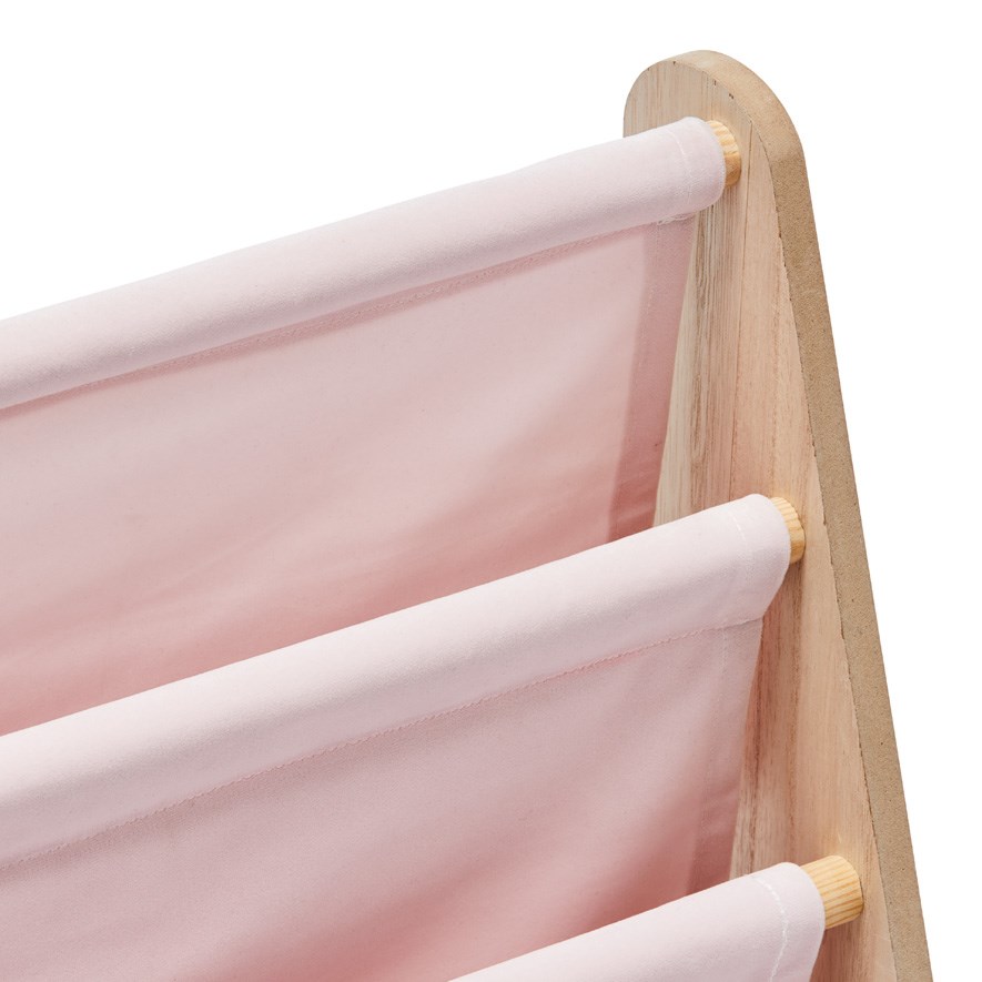 Haven Velvet Pink 4 Tier Bookshelf | Adairs