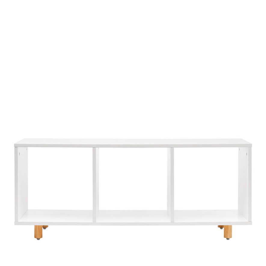 Scout Storage Shelf White 3 Shelf | Adairs
