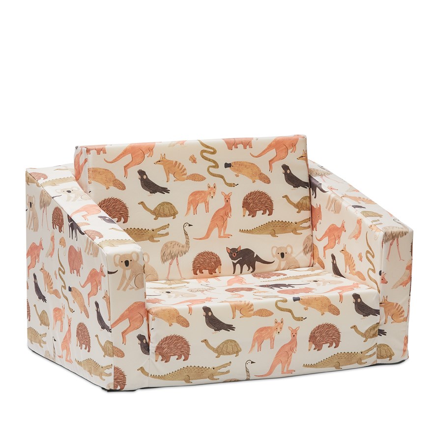Adairs Kids - Australiana Animals Flip Out Sofa | Adairs