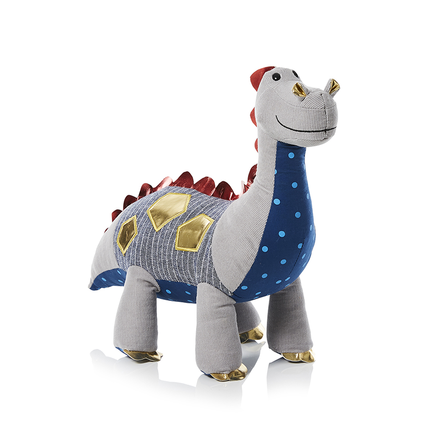 Wonder Gift Grey Dinosaur Soft Toy | Adairs