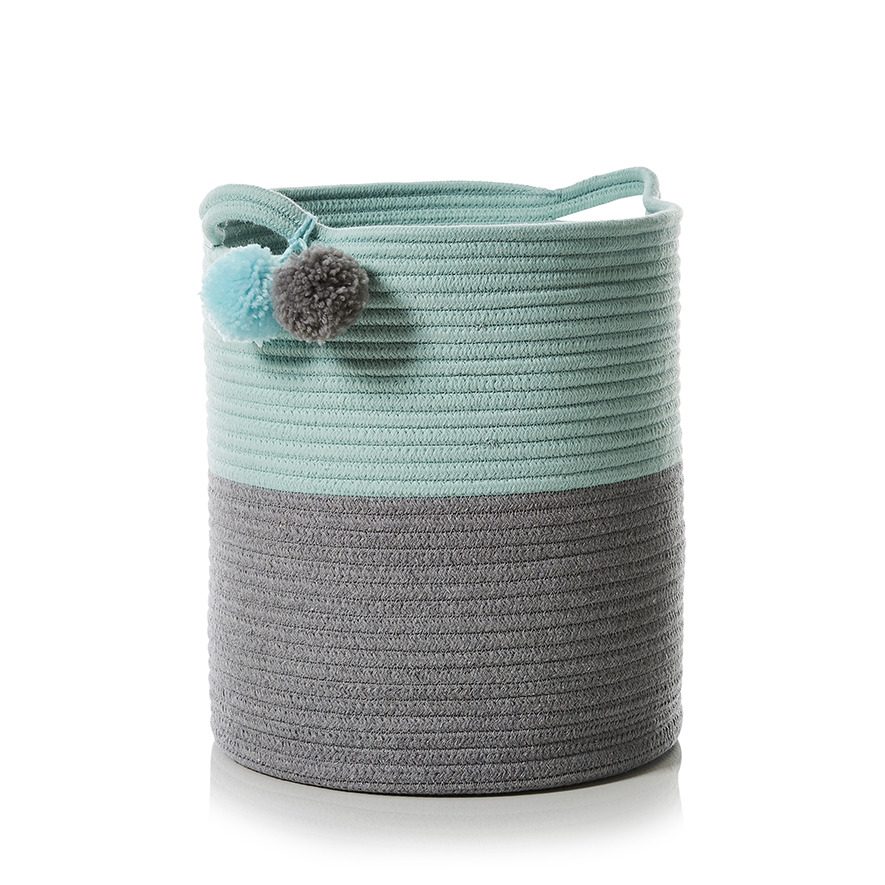 Remi Rope Baskets Aqua | Adairs
