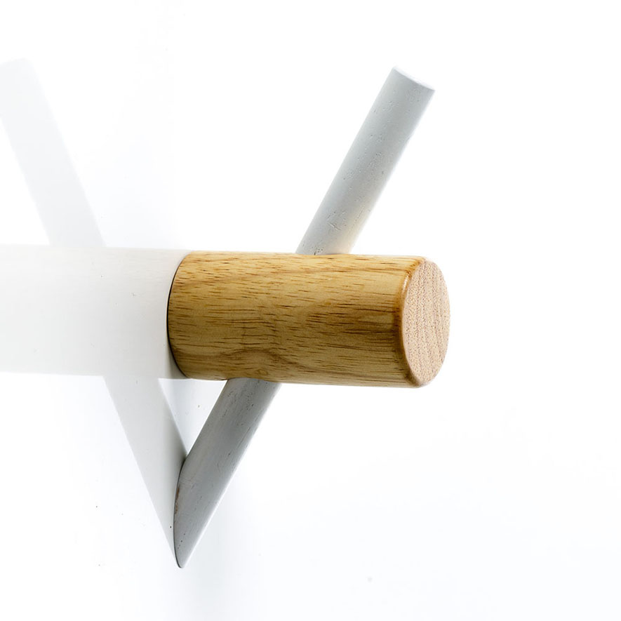 White Scandi Wall Hooks | Adairs