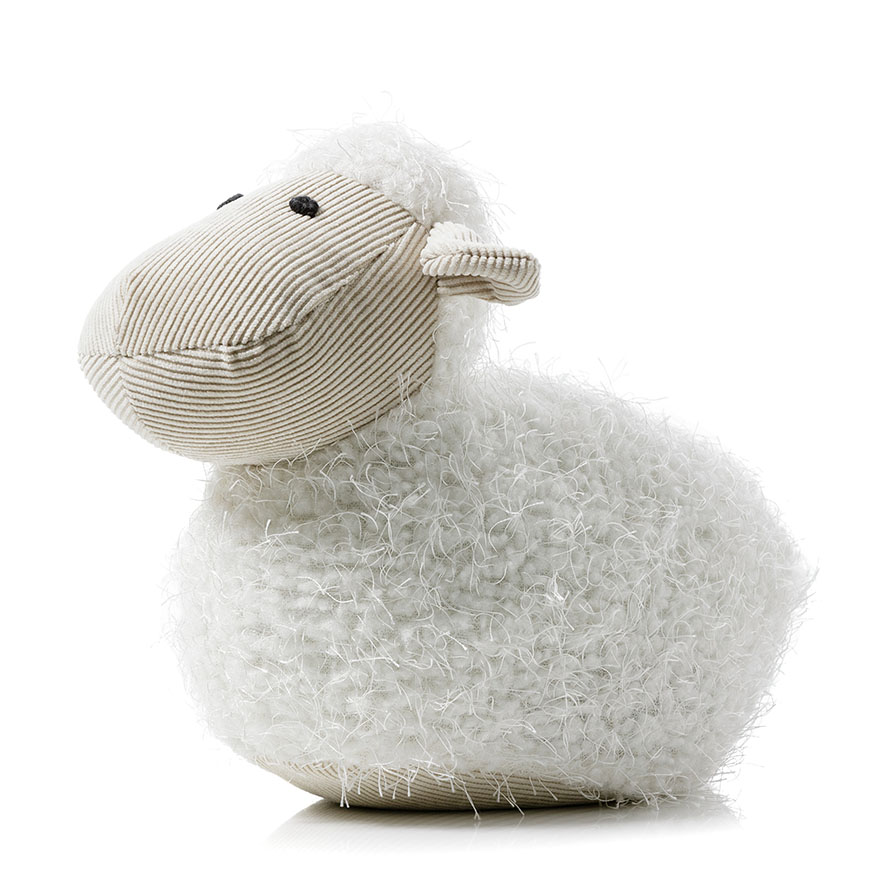 Plush Animal Door Stop White Sheep | Adairs