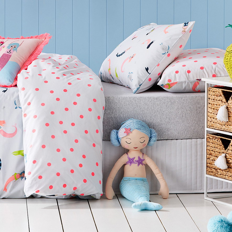 Snuggle Friends Blue Pretty Mermaid | Adairs