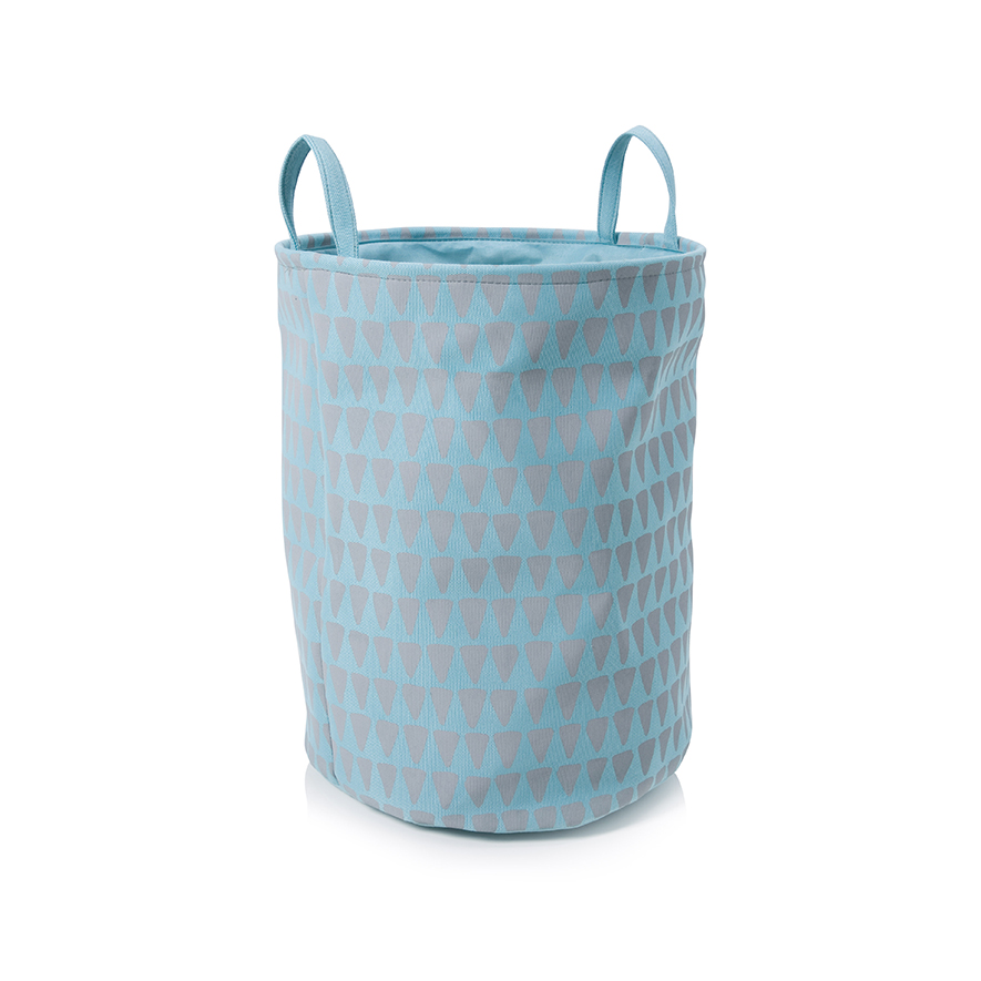 Scout Storage Basket Grey Triangle | Adairs