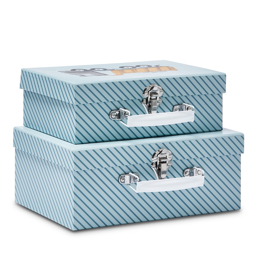 Under Construction Decorative Rectangle Suitcase Set | Adairs