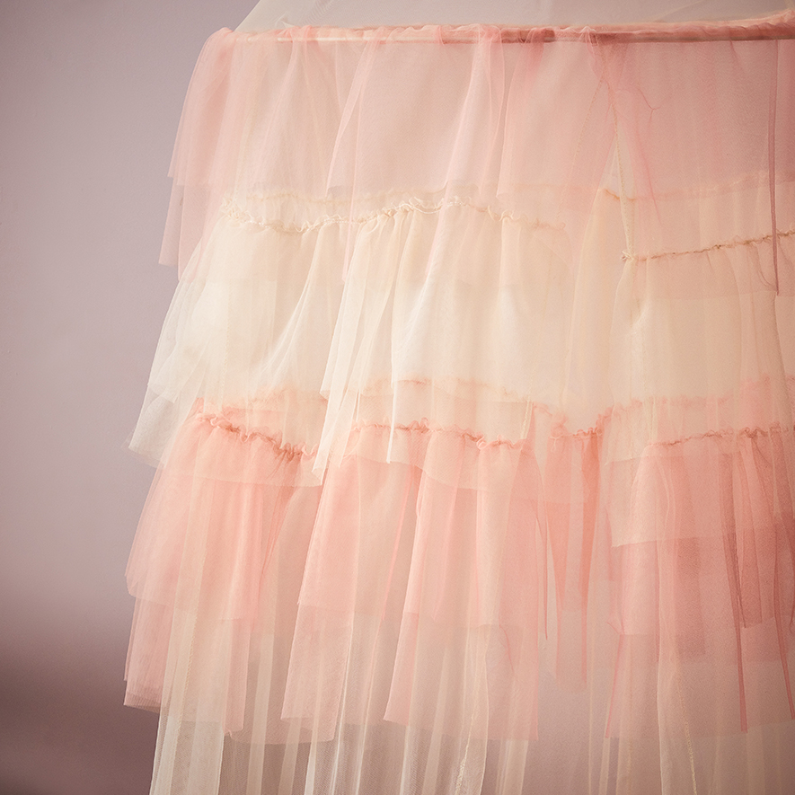 Princess Pink Ruffle Canopy | Adairs