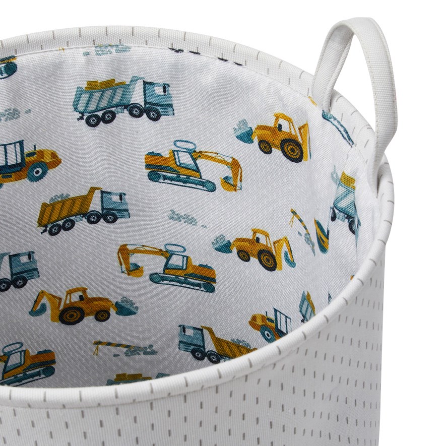Adairs Kids - Under Construction Designer Printed Baskets | Adairs