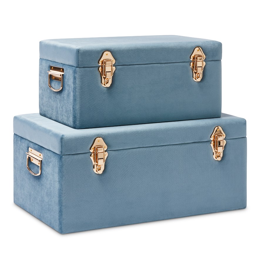 Adairs Kids - Heirloom Blue Storage Trunk | Adairs