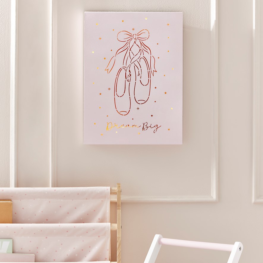 Dream Big Pink Light Box | Adairs