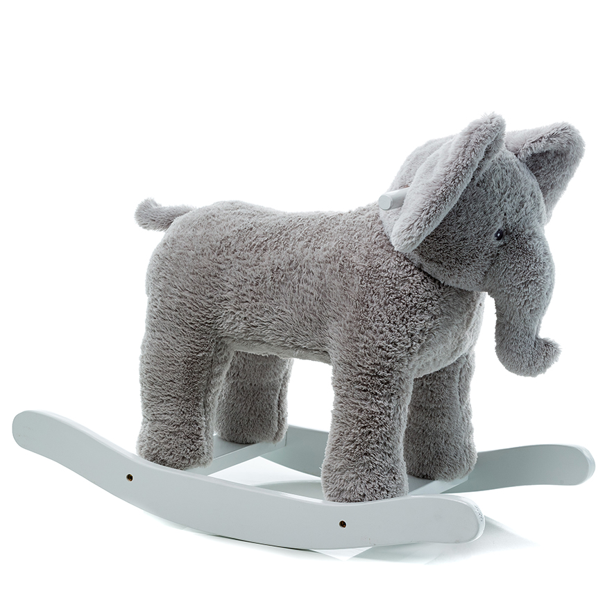 Cuddle Toy Rocking Animal - Grey Elephant | Adairs