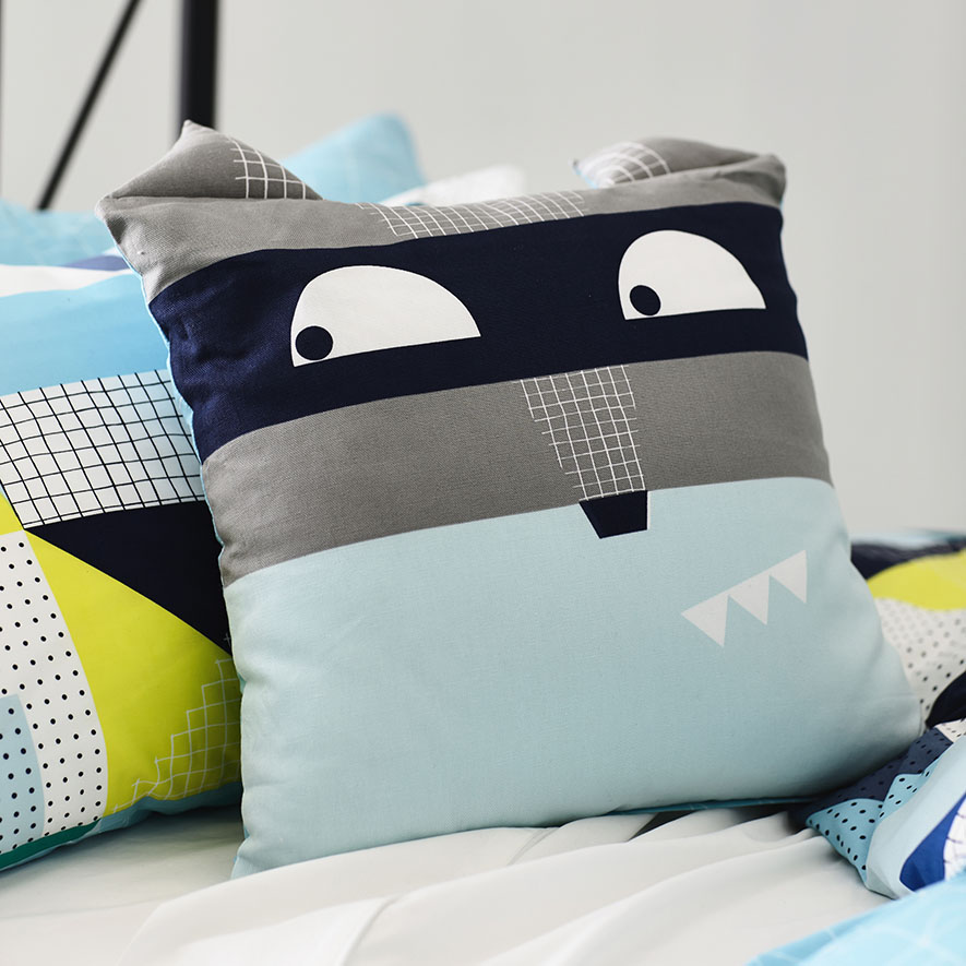 Darcee Cot Quilt Cover Set Blue | Adairs