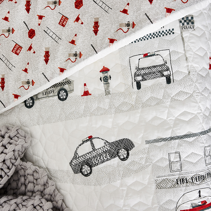 Emergency Quilted Cot Quilt Cover Set | Adairs