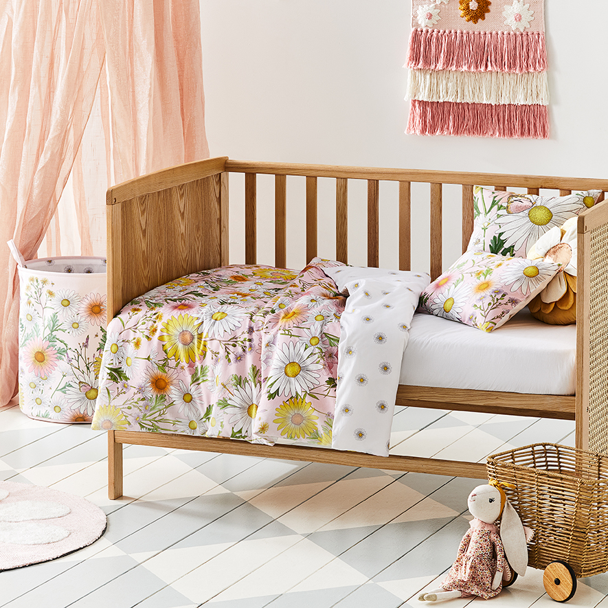 Daisy Dreams Cot Quilt Cover Set | Adairs